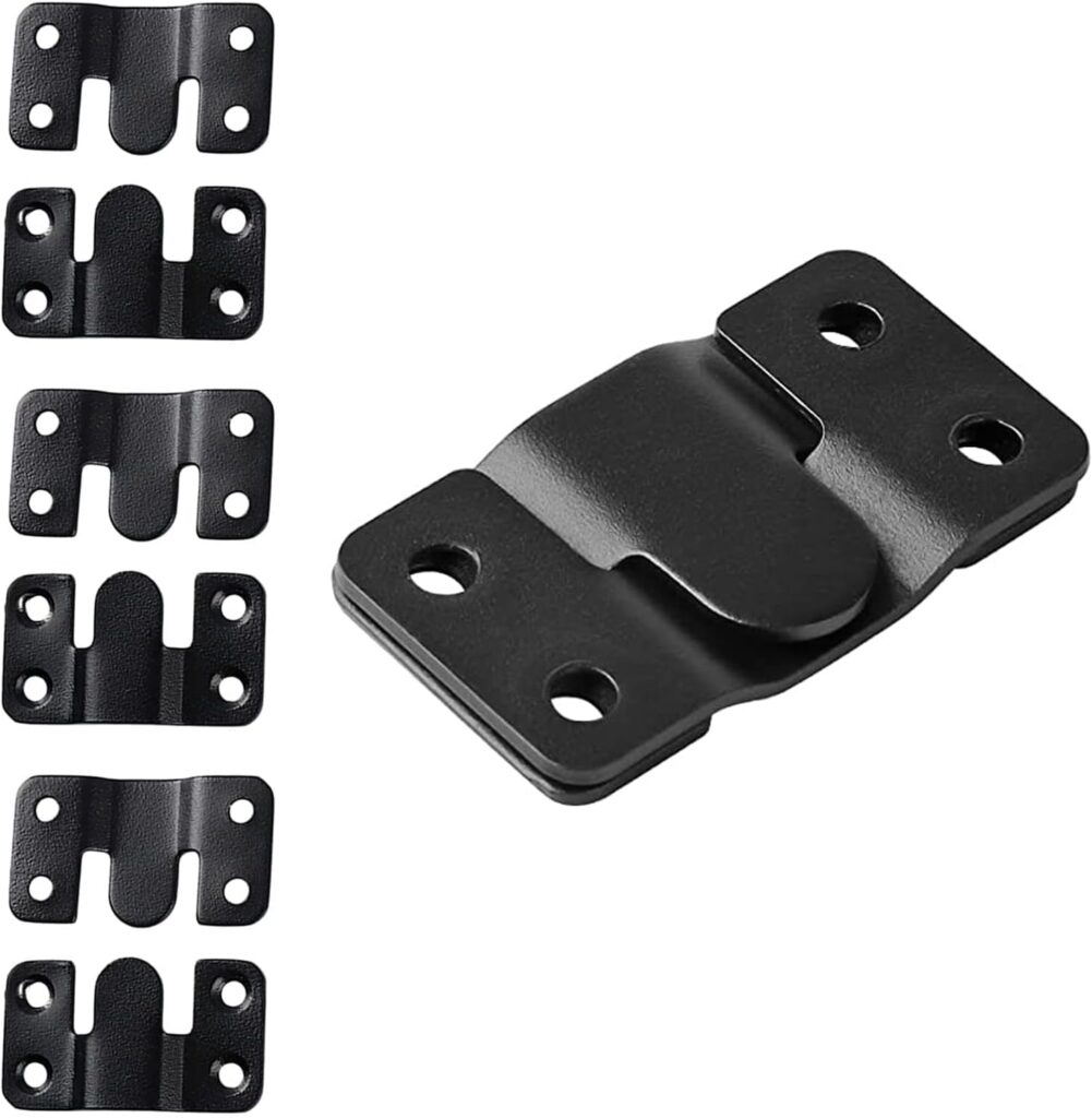 Elexa Stainless Steel Z-Shaped Picture Hangers – Flush Mount Brackets ...