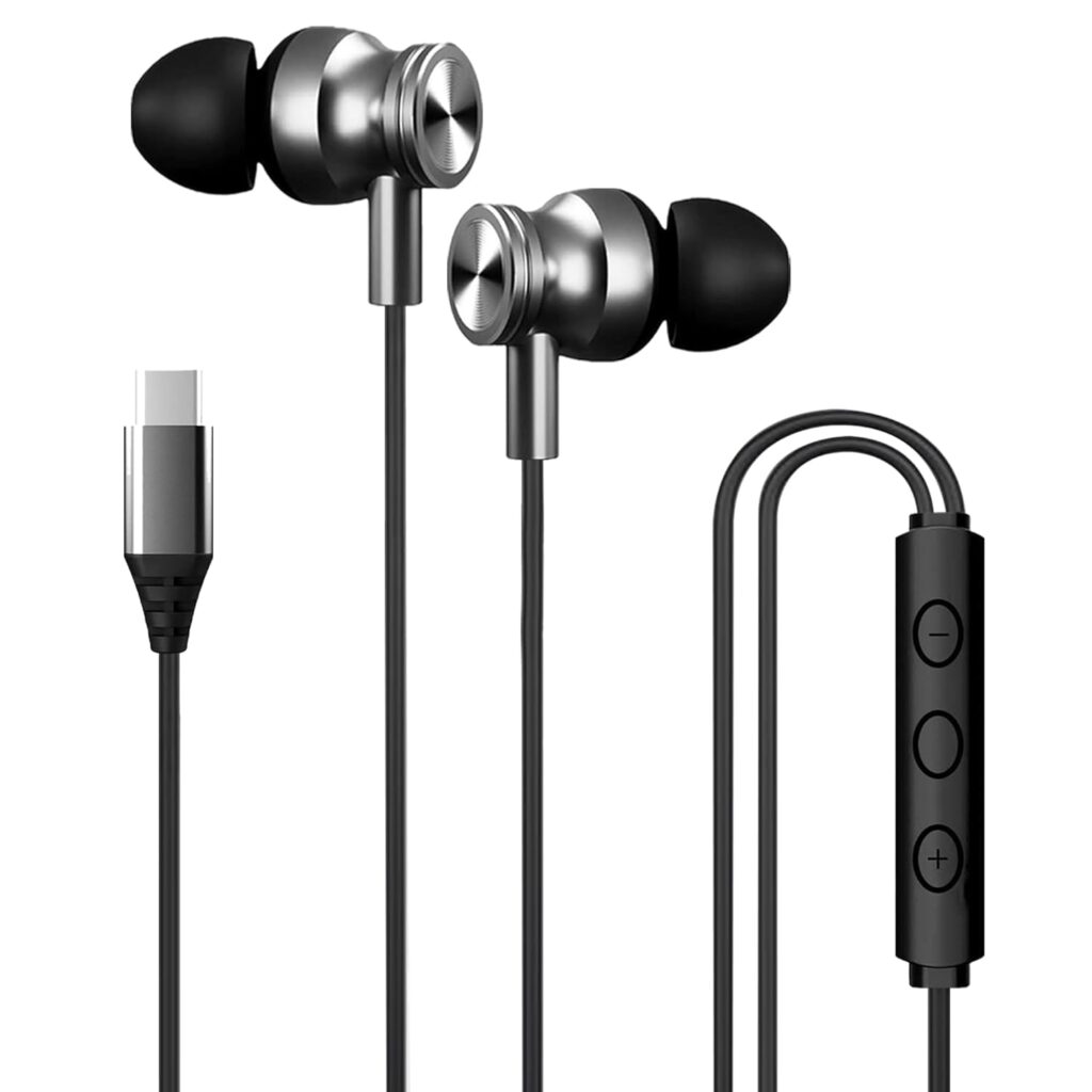 Kratos Tune V4 C Type Earphones Wired, 13mm Bass Drivers Earphone ...
