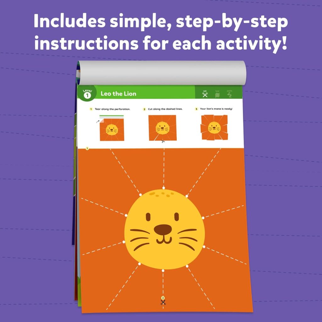 Skillmatics Scissor Skills Activity Book - Snip Snip, 25 Fun Cutting ...