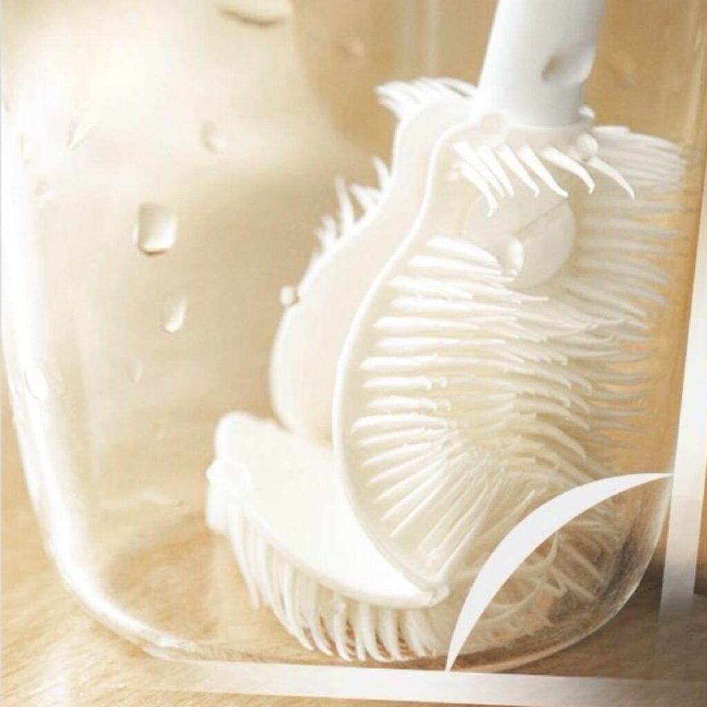 BELOXY Silicone Bottle Cleaning Brush, 360 Degree Rotational, Flexible ...