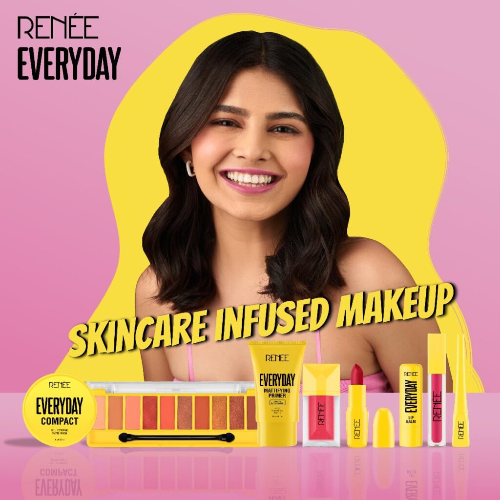 RENEE Everyday Compact Powder - Latte, Matte Finish, All Skin,High Coverage, Ultralight & Silky ...