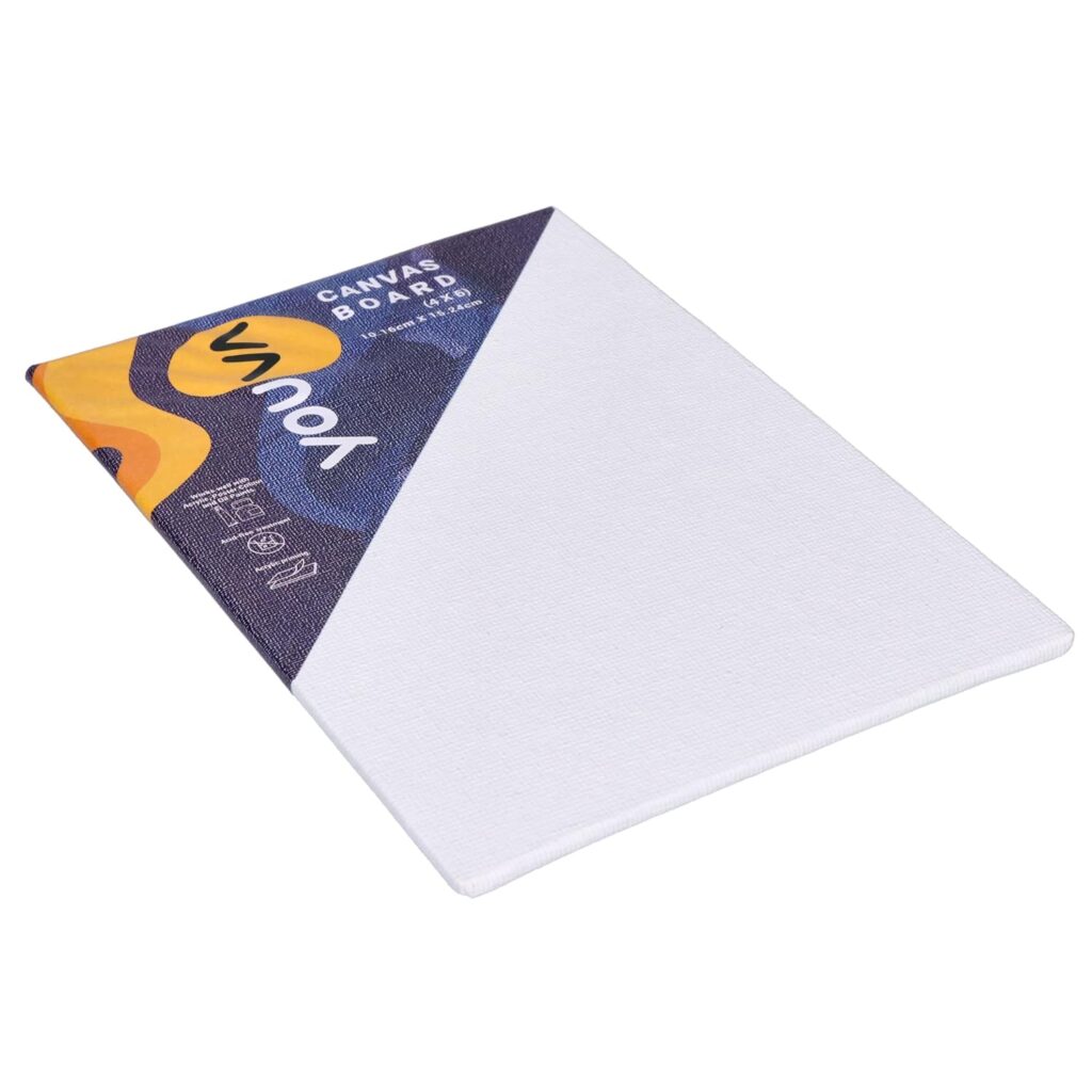 Navneet Youva |Cotton White Blank Canvas Boards for Painting, Acrylic ...