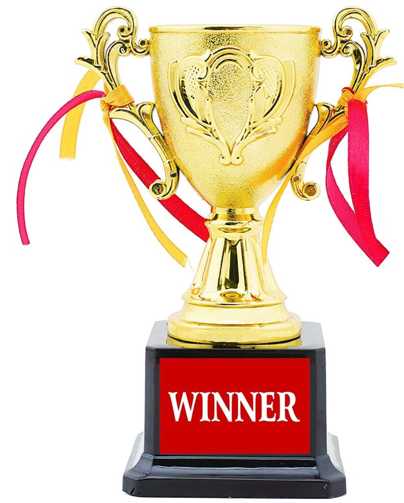 Sichita Winner Trophy – 6.5 Inch | Multicolour Champion Award Cup for ...