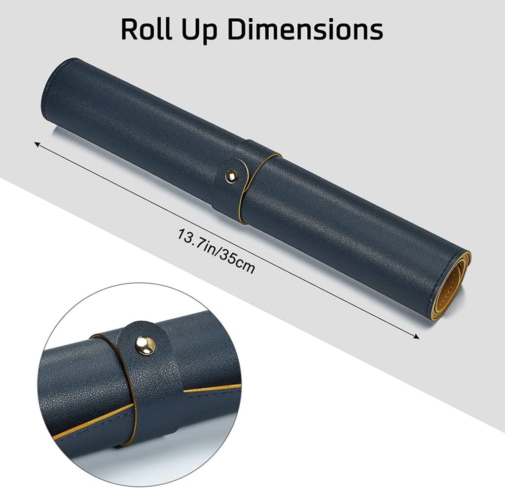 Aropana Vegan Leather Desk Mat | Large Reversible Mouse Pad & Computer ...