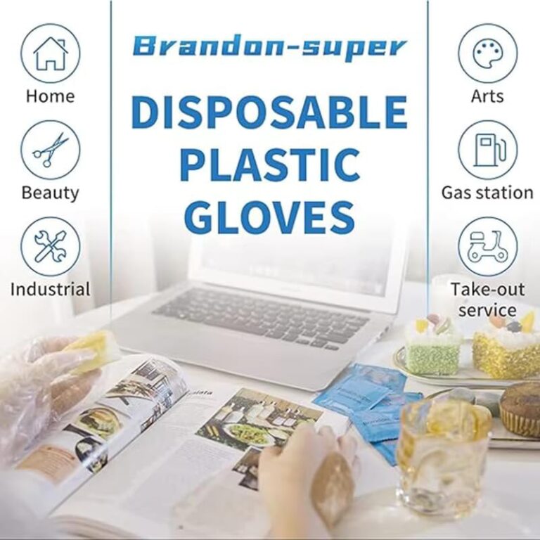 Adbeni Disposable Hand Gloves | Transparent & Waterproof | Premium ...