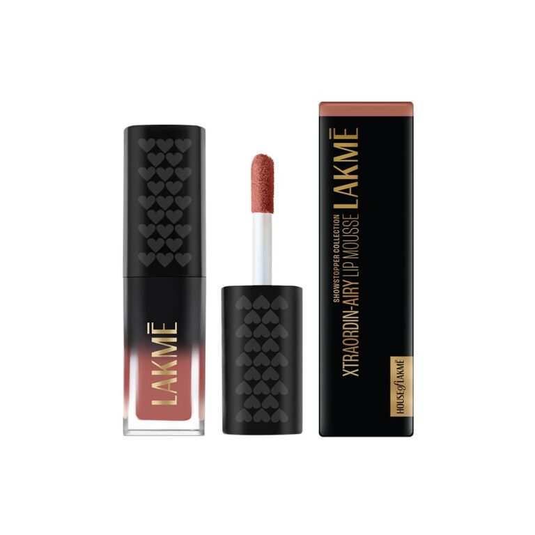 Lakme Xtraordin-Airy Lip Mousse, Velvet Matte Finish, with air-light ...