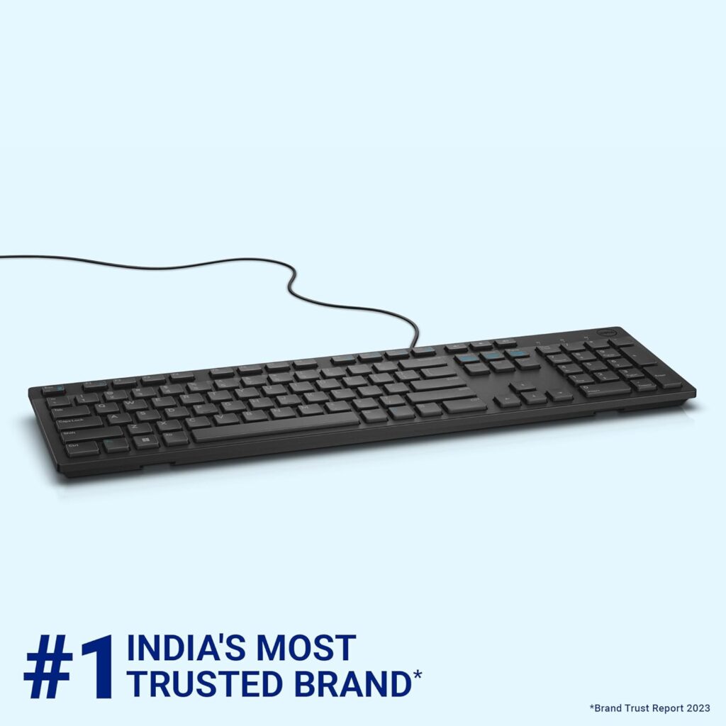 Dell KB216 Wired Multimedia Keyboard - Full-Size Layout with USB ...