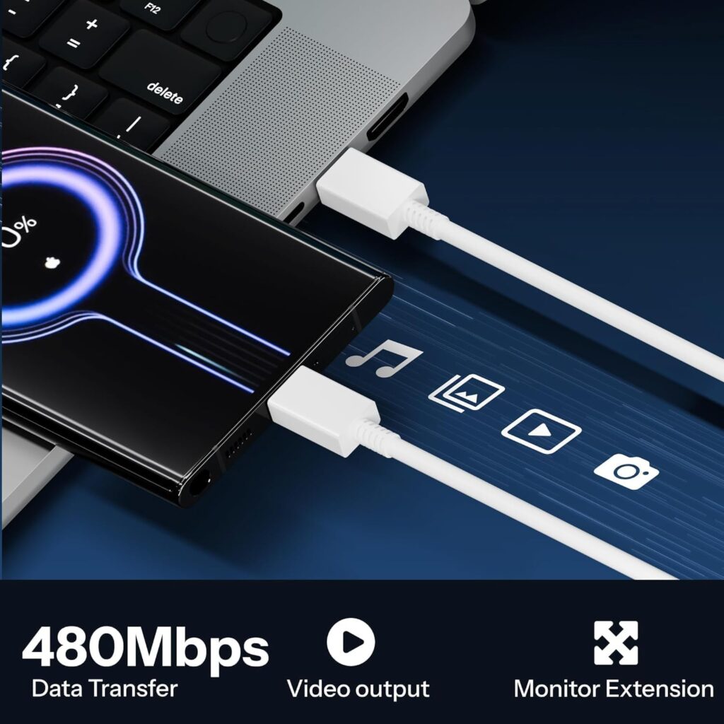 USB C to Type C, Fast Charging Cable High Speed Data Transfer ...