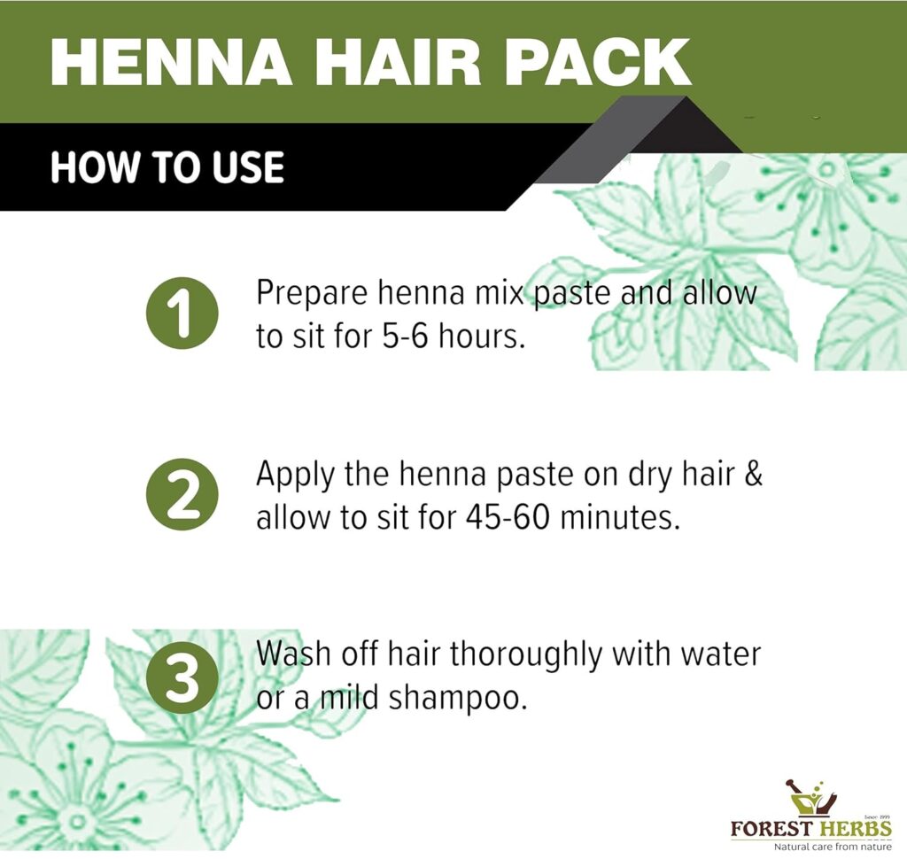 The Forest Herbs Natural Care From Nature Henna Powder (200 Grams ...