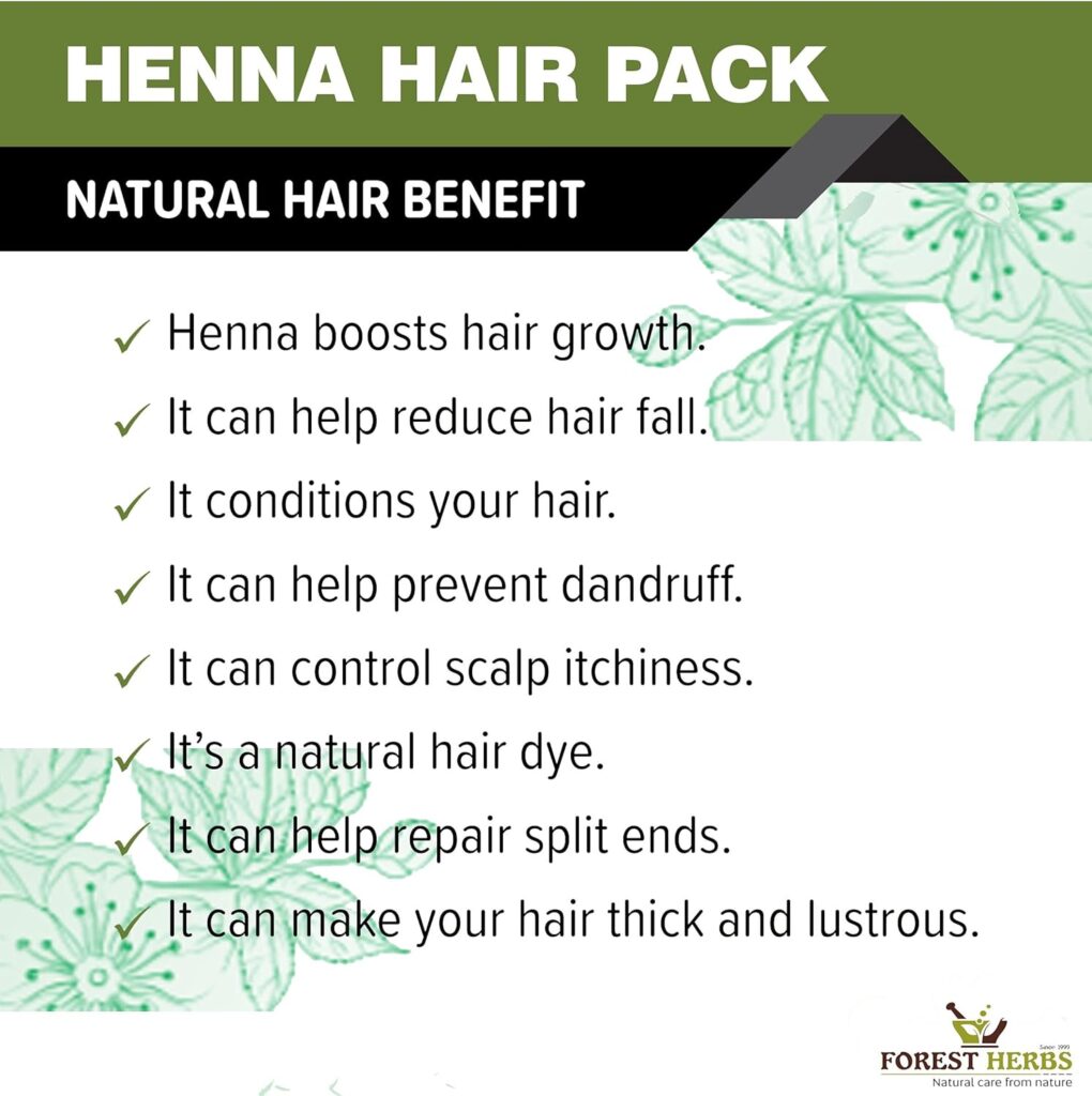 The Forest Herbs Natural Care From Nature Henna Powder (200 Grams ...