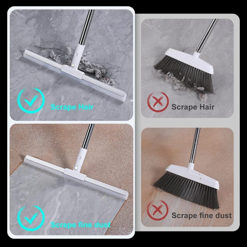 3 in 1 Magic Broom Sweeper, Wipers for Bathroom Floor, Bathroom ...